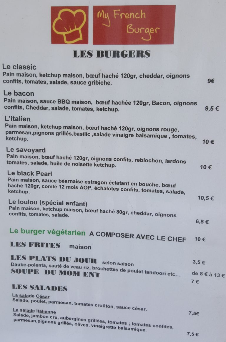 My French Burger : le meilleur burger de la Côte d'Azur - Blog Nice et ...